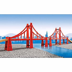 BRIO World - 33683 Double Suspension Bridge | Toy Train Set Accessory for Kids & Toddlers Age 3 and Up | Compatible with All BRIO Railway Sets | FSC Certified