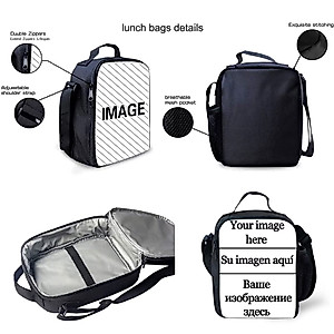 ZFRXIGN Killer Whale Lunch Bag Girly Stuff Insulated Lunch Box Tote Bag Purple Lunch Holder for Beach, Party, Boating, Office, Fishing, Picnic - Orca