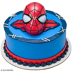 DecoSet® Marvel Spider-Man™ Ultimate Light Up Eyes Cake Topper, 1-Piece Cake Topper Set, Superhero Head with Lights