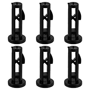 iplusmile Bin Lid Hinge Pins, 6pcs Trash Can Latch Bin Lid Hinge Pins Plastic Wheeled Trash Can Plug Connection for 240L Outdoor Wheeled Trash Bins