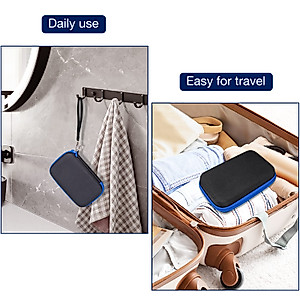 ProCase Hard Travel Case for Man Gillette Styler Beard Trimmer, Father’s Day Carrying Storage Bag for Blade Refills, Charging Cord, Hair Clippers Electric Body Shaver Razor Accessories -Black