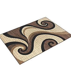 LUXE WEAVERS Avalon 0327 Beige 5x8 Area Rug