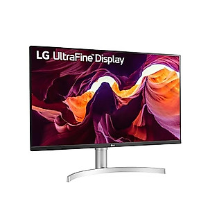 LG 27UL550-W 27-inch 4K UHD (3840 x 2160) UltraFine Computer Monitor, IPS, AMD FreeSync, Tilt/Height/Pivot Adjustable Stand, HDR10, HDMI, DisplayPort, Black Stabilizer, White