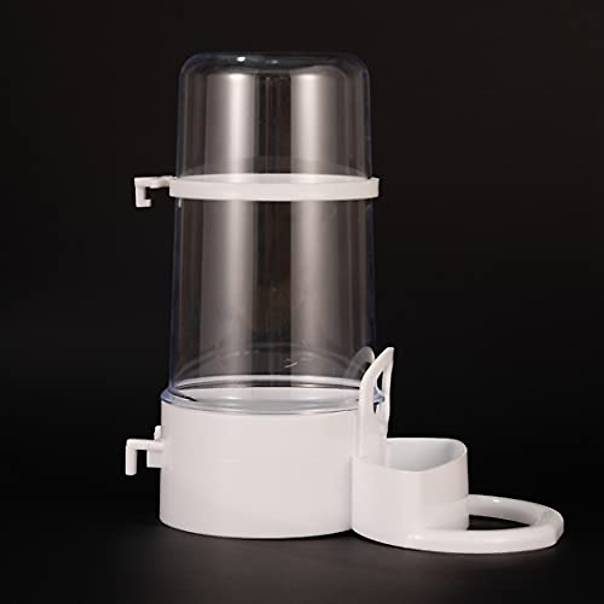 PetPhindU 415ml Bird Feeder Parrot Automatic Feeder Water Dispenser Bottle Drinking Bowl Anti-Spatter Leak-Proof Large Waterer for Farm Parrots Budgie Cockatiel Lovebirds