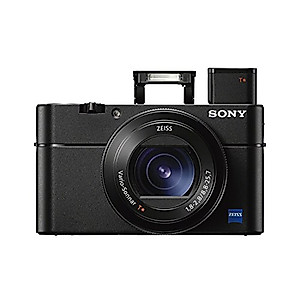 Sony RX100VA (NEWEST VERSION) 20.1MP Digital Camera: RX100 V Cyber-shot Camera with Hybrid 0.05 AF, 24fps Shooting Speed & Wide 315 Phase Detection - 3” OLED Viewfinder & 24-70mm Zoom Lens - Wi-Fi