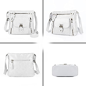 Angel Kiss Crossbody Bags Shoulder Bags and Handbags for Women Multi Pocket Daily Soft Hobo Purses Medium Size