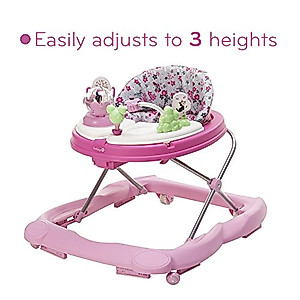Disney Baby Minnie Mouse Music and Lights Baby Walker with Activity Tray (Garden Delight)