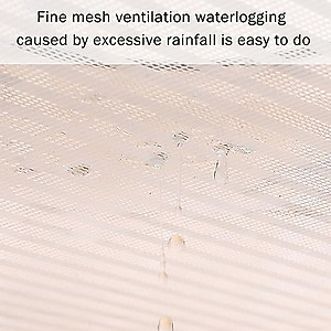 CurcKua Herb Drying Rack Herb Dryer Net 3 Layers Collapsible Mesh Hanging Clothes Drying Racks with Zip Windproof Hook 94x60x40cm Breathable Drying Rack