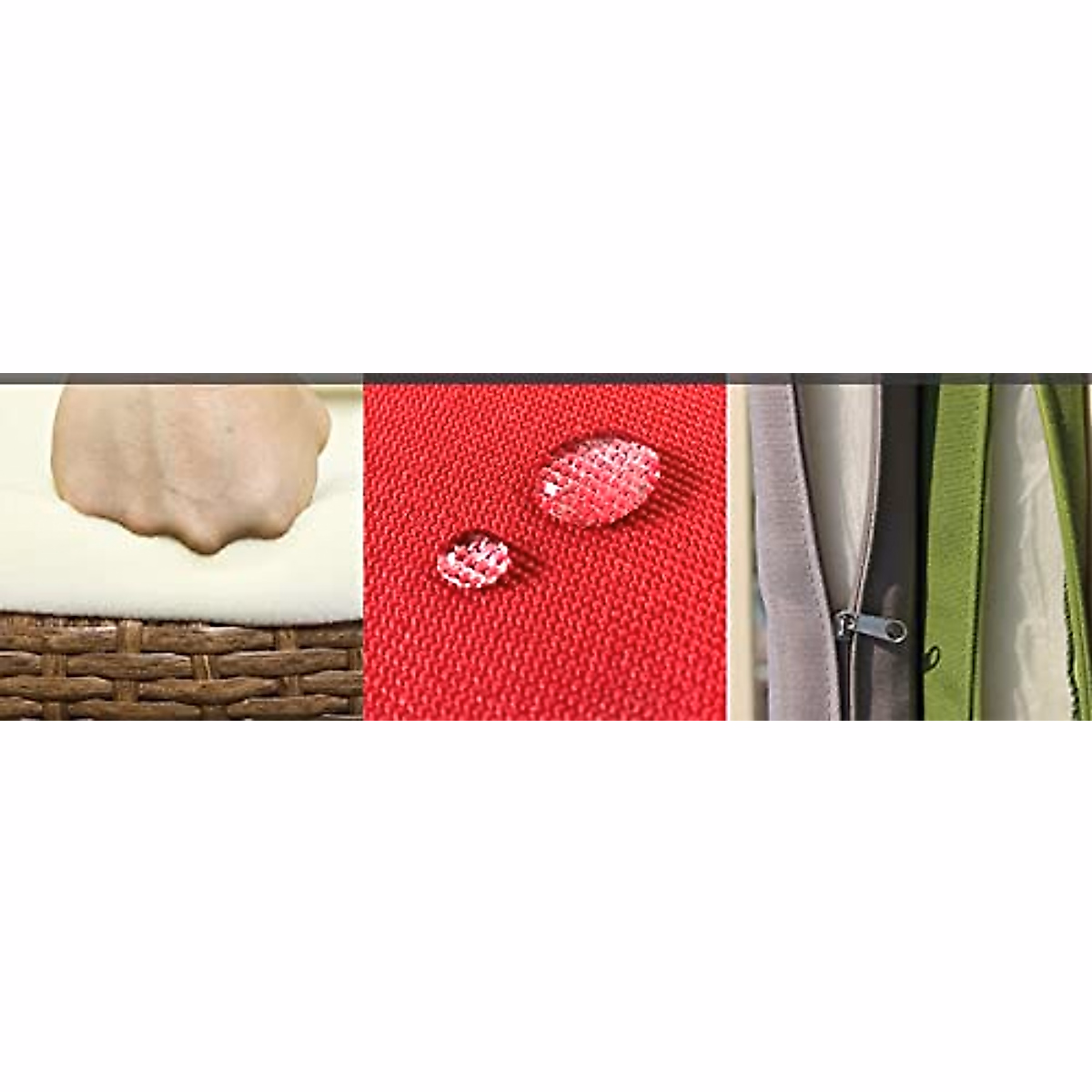 Konsilsa Thick Bench Cushion, Outdoor/Indoor Settee Cushion Swing Cushion Patio Cushion Patio Seating Cushion Bench Pads(150x40x5cm(59x16x2inch))