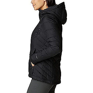 Columbia Women's Heavenly Hooded Jacket, Black, 3X Plus