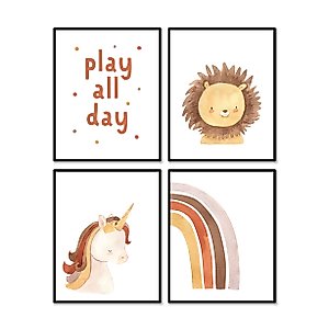 Boho Nursery Decor for Girl - Rainbow Room Decor, Cute Room Decorations, Nursery Wall Decor Girl, Girl Nursery, Pastel Room Decor, Pastel Decor, Neutral Wall Art, Rainbow Nursery Decor, Rainbow Wall Art, Boho Prints, You Are My Sunshine Wall Decor, Hello