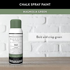 Magnolia Home by Joanna Gaines Interior/Exterior Spray Paint for Small Projects, Ultra-Matte, MAGNOLIA GREEN - 12 oz. Aerosol
