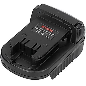 Lilocaja MT20ML Battery Adapter for Milwaukee M18 18V Tools, Makita to Milwaukee Battery Adapter Compatible with Makita 18V Max Li-ion Battery