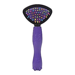 Wags & Wiggles Two-Sided Bristle and Squiggly Pin Brush for Small Dogs | Dog Brush for Dogs With Short Hair | Best Grooming Supplies for All Dogs, 2-in-1 Dog Grooming Brush