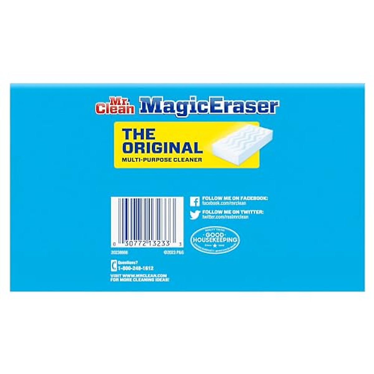 Mr. Clean Magic Eraser Original, Cleaning Pads with Durafoam, 9 Count