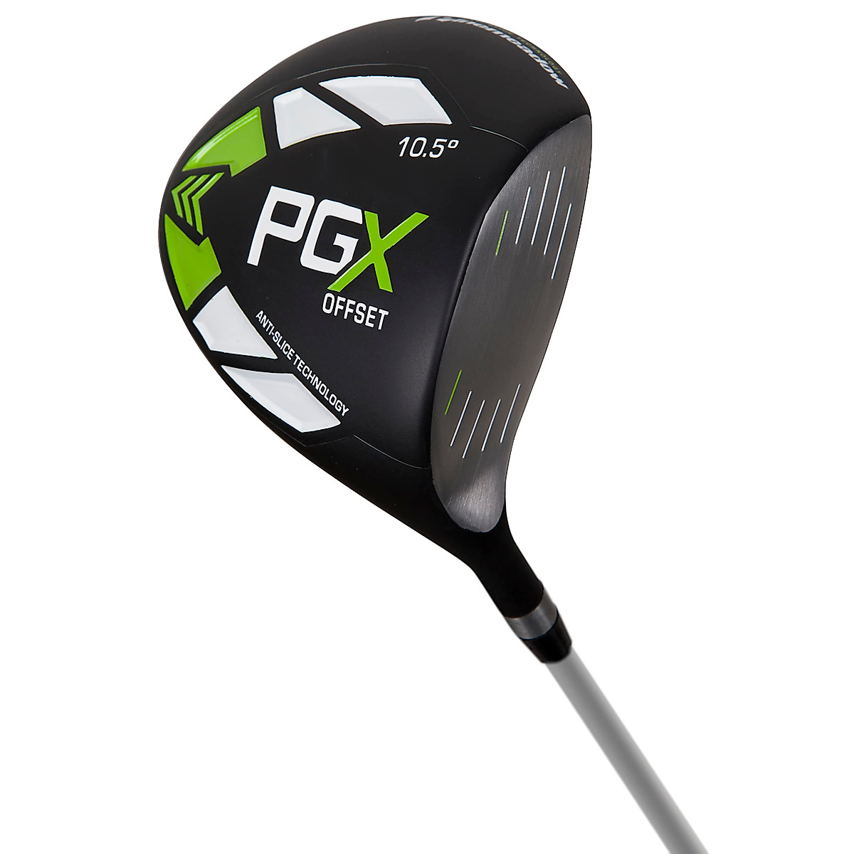 Pinemeadow Golf PGX Offset Driver (Ladies, Right Hand, Graphite, Ladies Flex) Black/Green/White