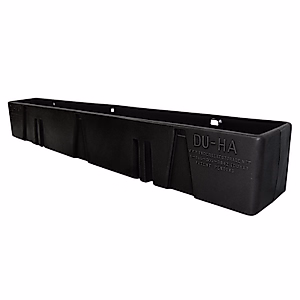 DU-HA Behind-the-Seat Storage Fits 00-07 Chevrolet/GMC Silverado/Sierra Heavy Duty Crew Cab, Black, Part #10013