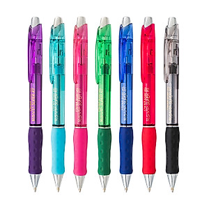 Pentel RSVP Super RT Ballpoint Pen, (1.0mm) Medium Line, Violet Ink, 2-Pk - BX480BP2V