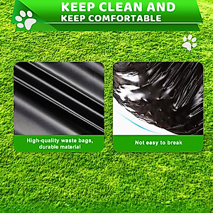 Uppcasir Dog Waste Can Liners, Dog Waste Bags for 15L Dog Poop Trash Can Outside, 10 Pack Dog Poop Bags Rolls Totaling 200 Bags for Outdoor, Garage, Yard or Other Locations