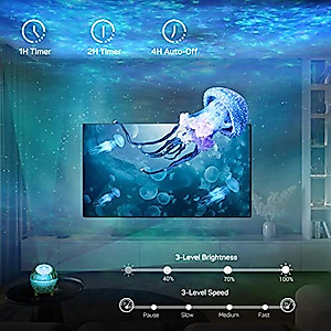 Dr. Prepare Dinosaur Egg Star Projector Galaxy Night Light, Starry Light with Bluetooth Speaker Timer Voice/Remote Control, Ocean Wave Projector Night Light for Kids Adults Party Ceiling Room Decor
