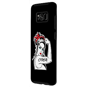 Galaxy S8 Female CNA Rosie The Riveter Pin Up Girl Cna Case