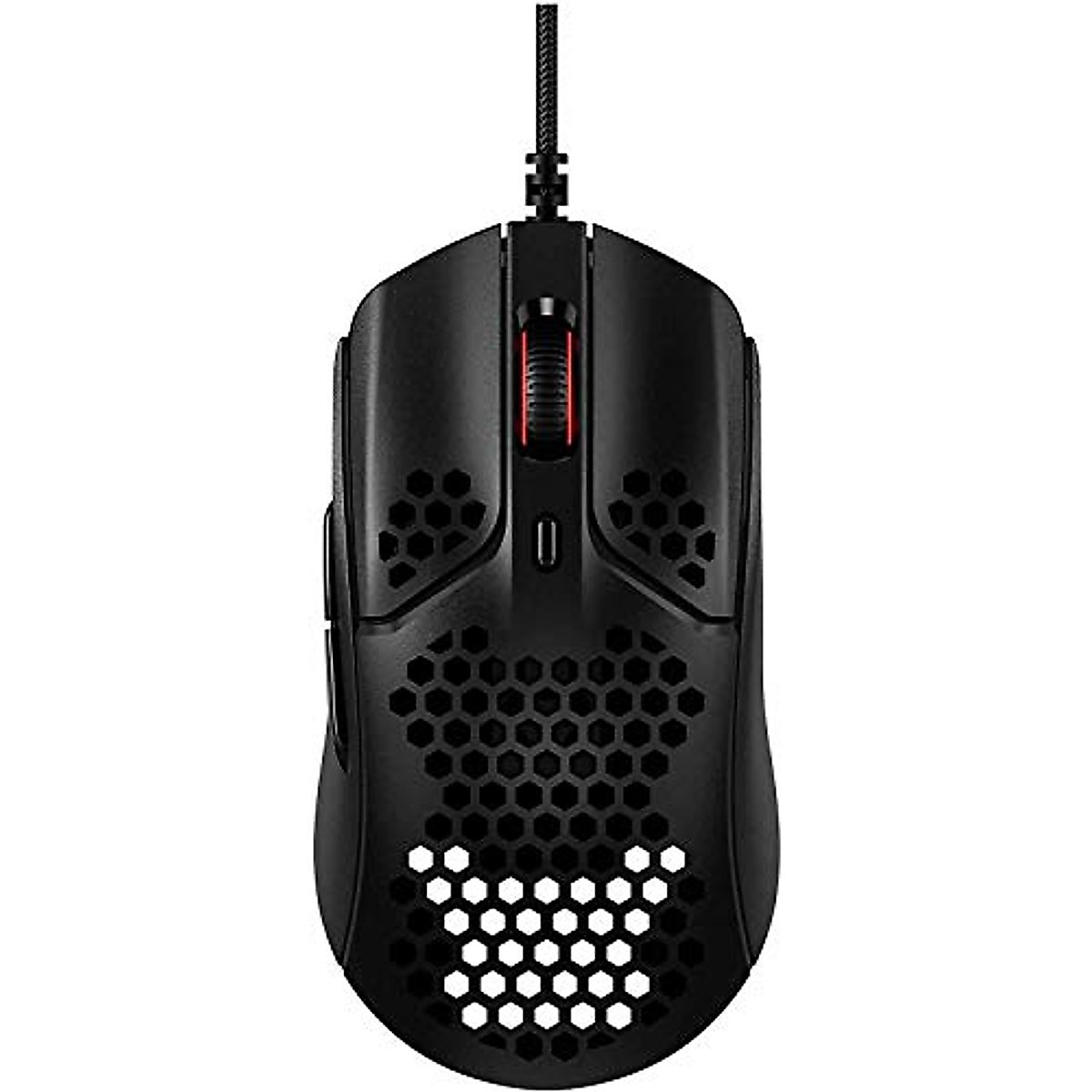 HyperX Pulsefire Haste Gaming Mouse 59g Hex Honeycomb Shell Customizable RGB Hyperflex USB Cable 16000 DPI 6 Programmable Buttons for PC PS5 PS4 Xbox Series X|S Xbox One (Renewed)