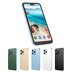 DAUERHAFT Unlocked Android Smartphone, IP14 Pro Max 6.1In Large Screen Smartphone, 4G GSM Network Phone, 4GB RAM and 64GB ROM, Compatible with Toberizon, for Verizon(Dark Green)