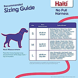 HALTI No Pull Harness Size Medium, Bestselling Professional Dog Harness to Stop Pulling on The Lead, Easy to Use, Anti-Pull Training Aid, Adjustable, Reflective and Breathable, for Medium Dogs Black