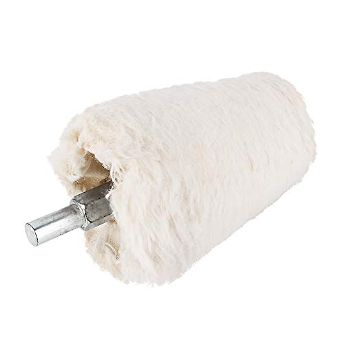 Terisass Polishing Wheel Polishing Pad Cone Shaped Foam Car Polishing Pad Vehicle 60mm Diameter White Buffing Pads for Wheels Use with Power Drill Universal