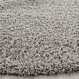 SAFAVIEH Athens Shag Collection 6'7" Round Seafoam SGA119D Non-Shedding Living Room Bedroom Dining Room Entryway Plush 1.5-inch Thick Area Rug