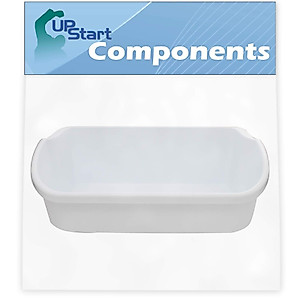 240356401 Door Bin Replacement for Kenmore/Sears 25357398602 Refrigerator - Compatible with 240356401 White Door Bin - UpStart Components Brand