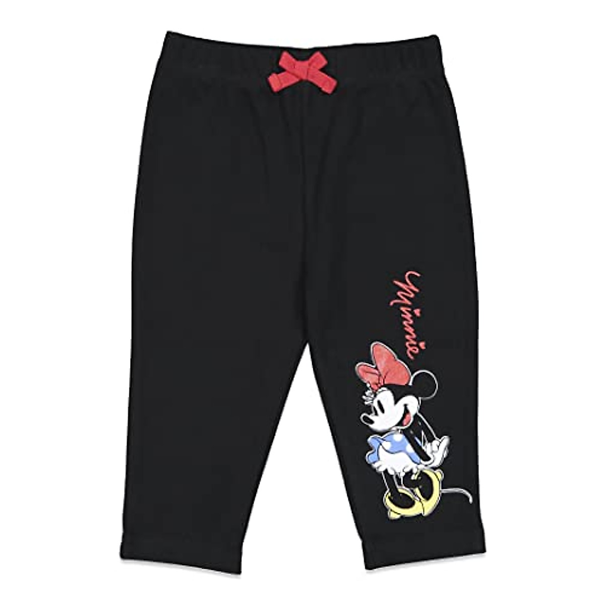 Disney Minnie Mouse Infant Baby Girls 2 Pack Pants Black/Red 3-6 Months