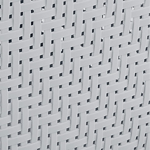 Sterilite 6 Pack Plastic Storage Bin Organization Containers, Tall Baskets, Cement