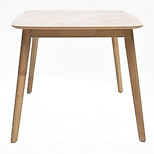 Christopher Knight Home Nyala Wood Dining Table, Natural Oak Finish