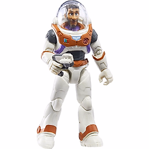 Mattel Disney and Pixar Lightyear Space Ranger Alpha Mo Morrison Action Figure, 14 Points of Articulation & Accessories, 5-in Scale