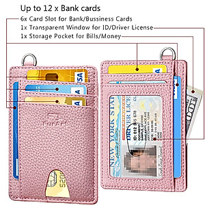 FurArt Slim Minimalist Wallet, Front Pocket Wallets, RFID Blocking, Credit Card Holder for Men & Women