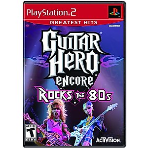 Guitar Hero Encore: Rocks the 80s Greatest Hits - PlayStation 2