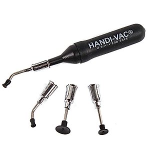 Mini IC Pick Up Tool Vacuum Sucking Pen + 4 Suction Headers for IC SMD SMT