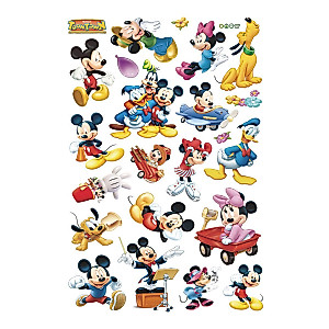 Mickey Wall Sticker Children's Cartoon Bedroom Background Wall Decoration Self-Adhesive Wall Sticker PVC