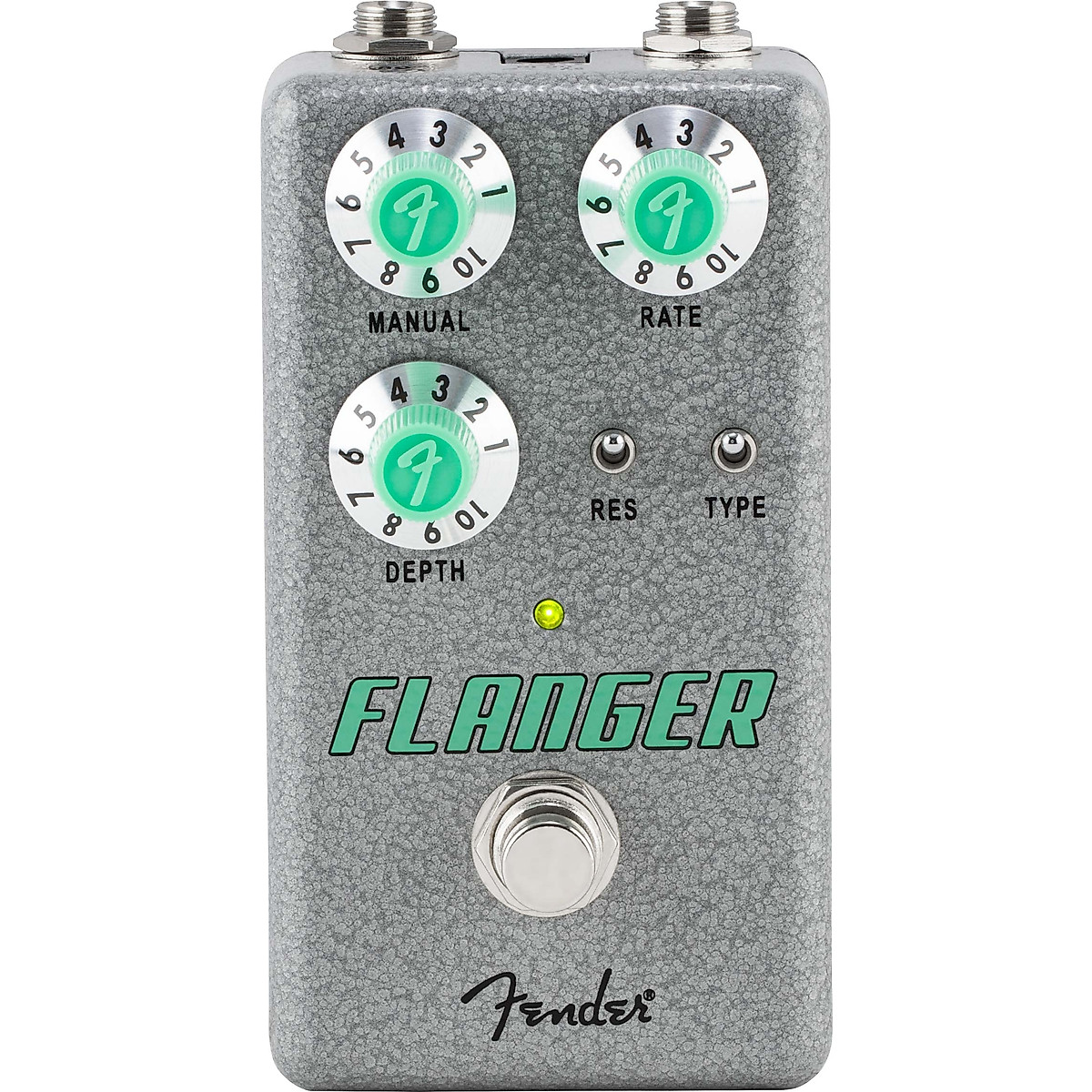 Fender Hammertone Flanger Bundle with Power Supply, Instrument Cable, and Picks