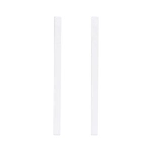 Cabilock 2pcs Biscuit Balance Cookies Crackers Dough Thickness Ruler Dough Leveling Ruler Dough Ruler Measuring Ruler Thickness Leveling Ruler Baking Ruler Acrylic Roll Surface Kitchenware