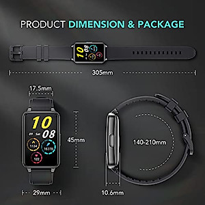 SKG V3 Activity Fitness Tracker for Men Women with 24/7 Heat Rate, Blood Oxygen, Sleep Monitoring, Pedometer Fitness Watch with Step/Calories/Distance, Message Notification, Music Control & Shutter