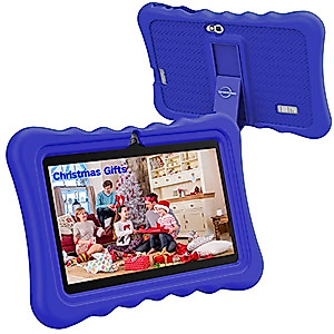 Kids Tablet 7 Inch with Case Included, Tablet for Kids 2-5, 32 GB Storage, Pre-Installed Learning Apps, Parent Control, Blue