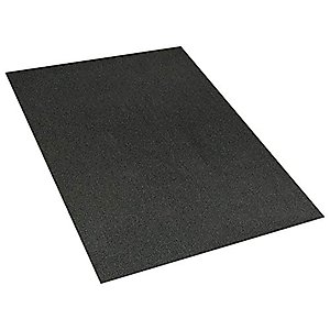 Indoor - Outdoor Area Rugs and Runners Constructed with Superior PET Fiber Made from 100% Purified Recycled Bottles. (9' x 12', Black Ice)