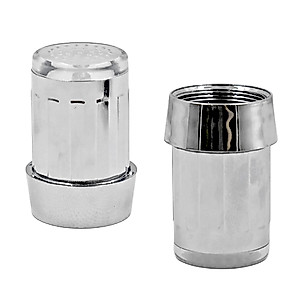 2 Pack 3-Color Temperature Sensitive Gradient LED Water Faucet Light Water Stream Color Changing Faucet Tap Sink Faucet for Kitchen and Bathroom