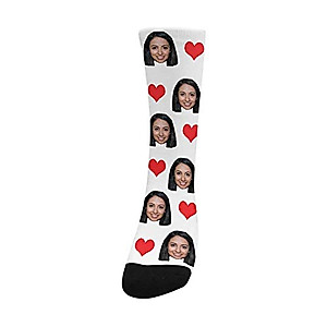 D-Story Custom your face Soft Socks for Women and Men 15.35 inch