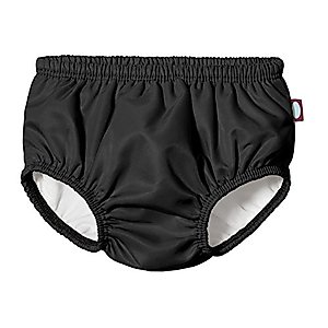 Made in USA Baby Girls and Boys Swim Diaper Cover Reusable Leakproof for Swimming Pool Lessons Beach, Black, 2T