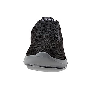 Skechers mens Go Walk Max - 54601 Sneaker, Black/Grey, 11 X-Wide US