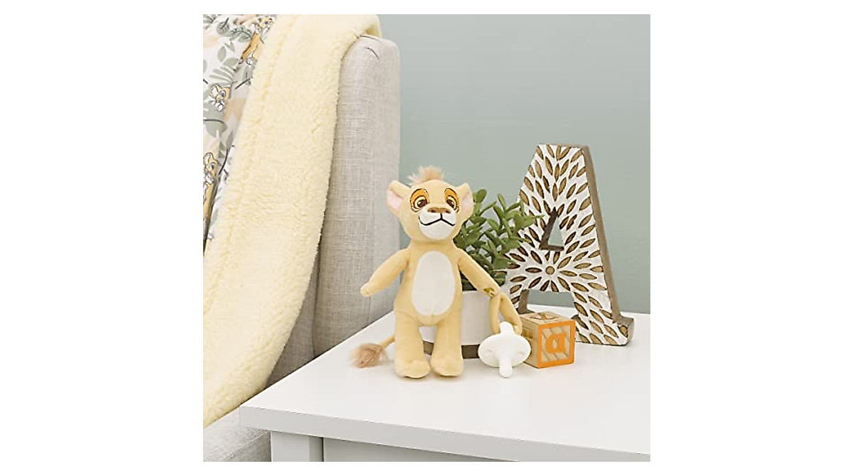 Soft Simba Plush Pacifier Buddy for Babies