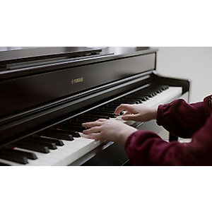 Yamaha Arius, Console Digital Weighted 88-Key Graded Hammer 3 Action, CFX Concert Grand Piano Sound, Includes Bench, Dark Rosewood (YDP184R)